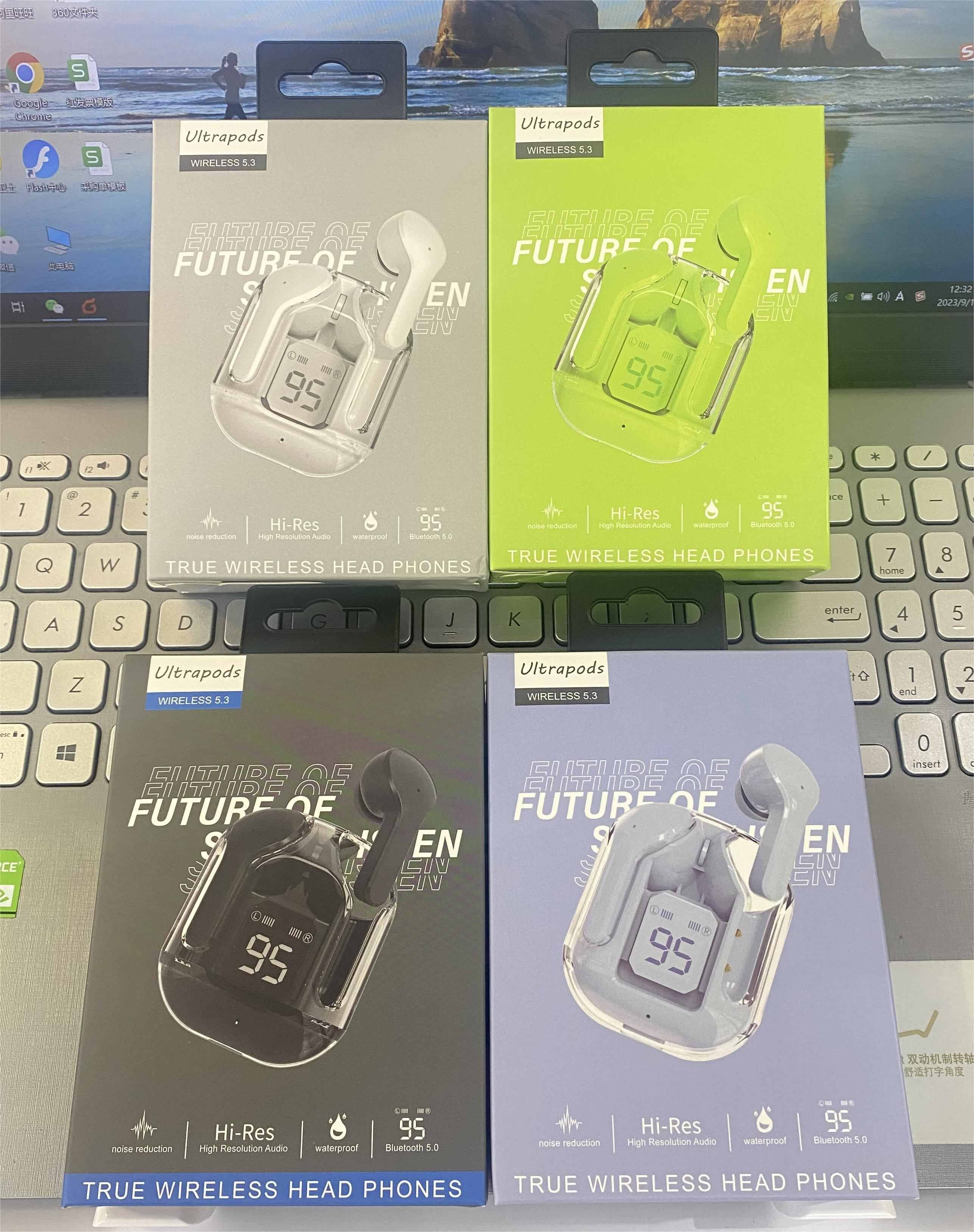 Transparent Crystal Case Wireless Tws T6 Air31 Air 31 T8 In Ear Gaming ...