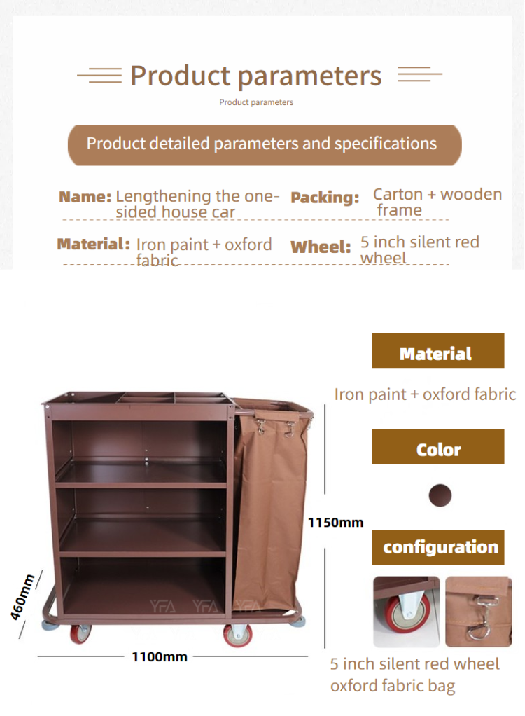 Buy Wholesale China High Quality Multi-functional Hotel Cleaning Service Cart Housekeeping Maid ...