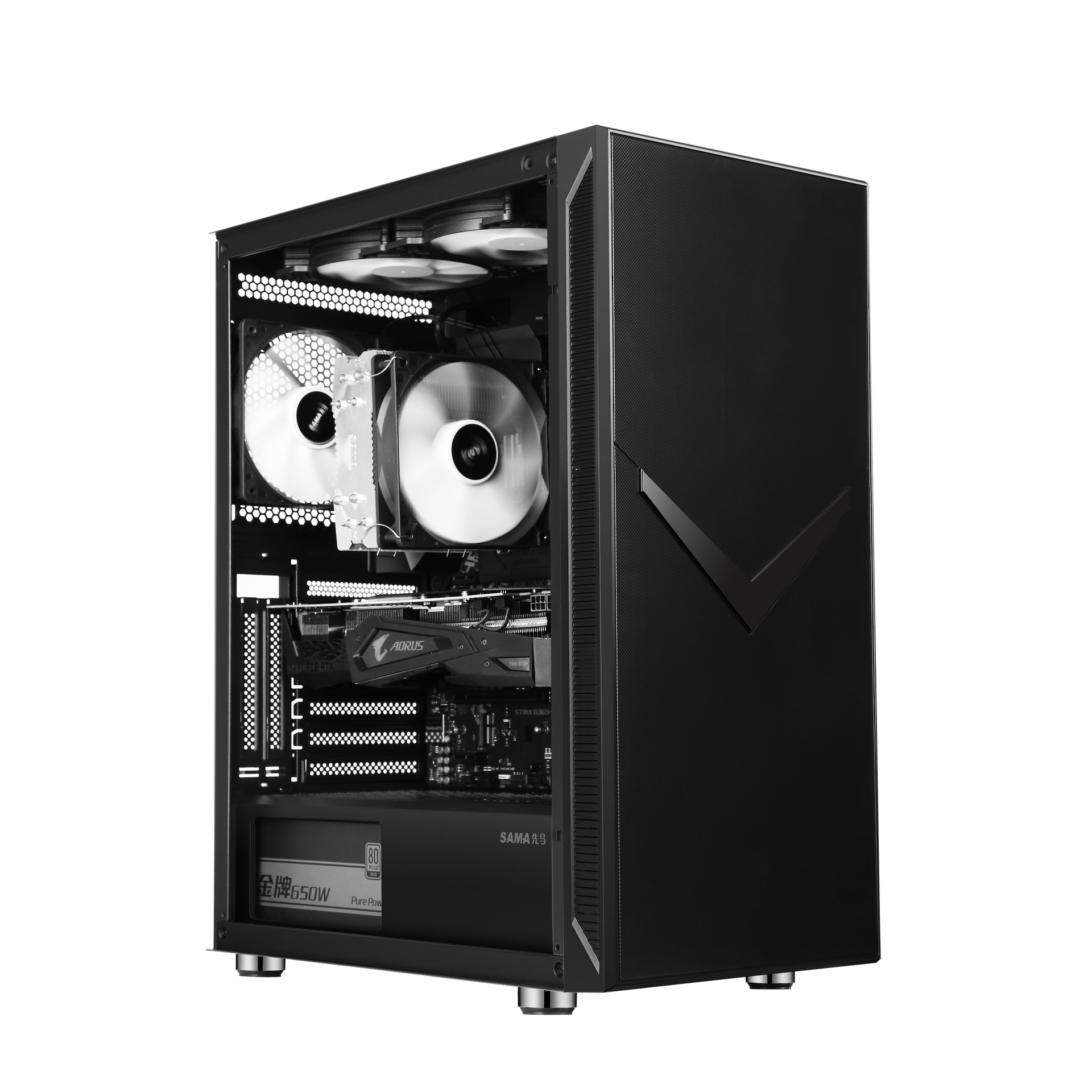 Buy Wholesale China Sama High-end Atx Gaming Pc Case Tempered Glass ...