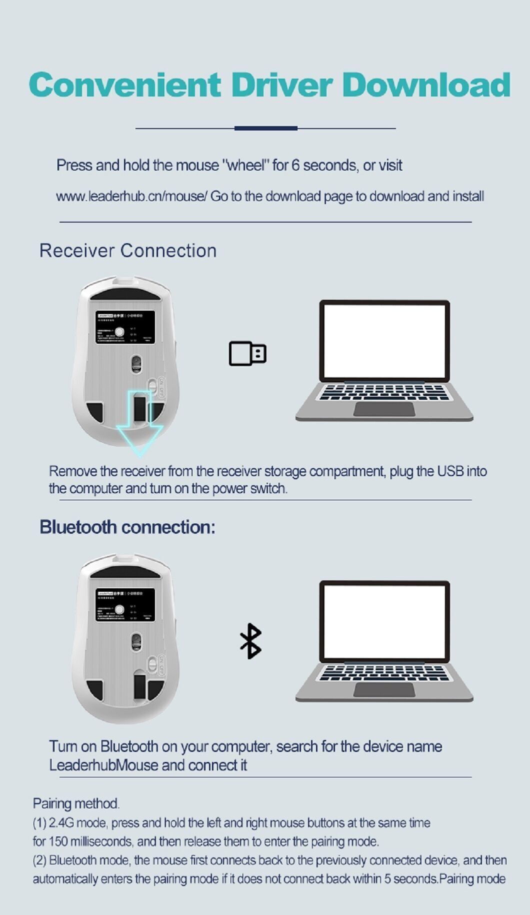 Custom Logo Mini Wireless Mouse 2.4ghz Wireless Optical Laptop Mouse ...