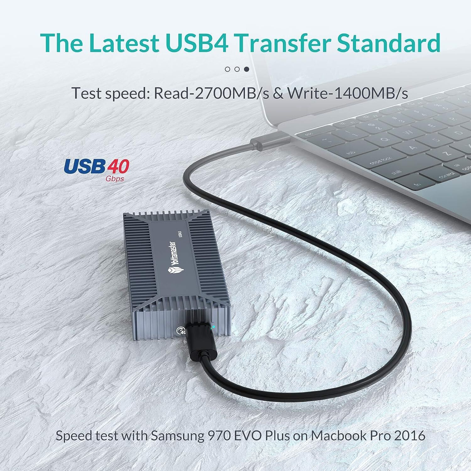 Buy Wholesale China Hunderbolt3 Usb4.0 40gbps M.2 Ssd Enclosure For ...