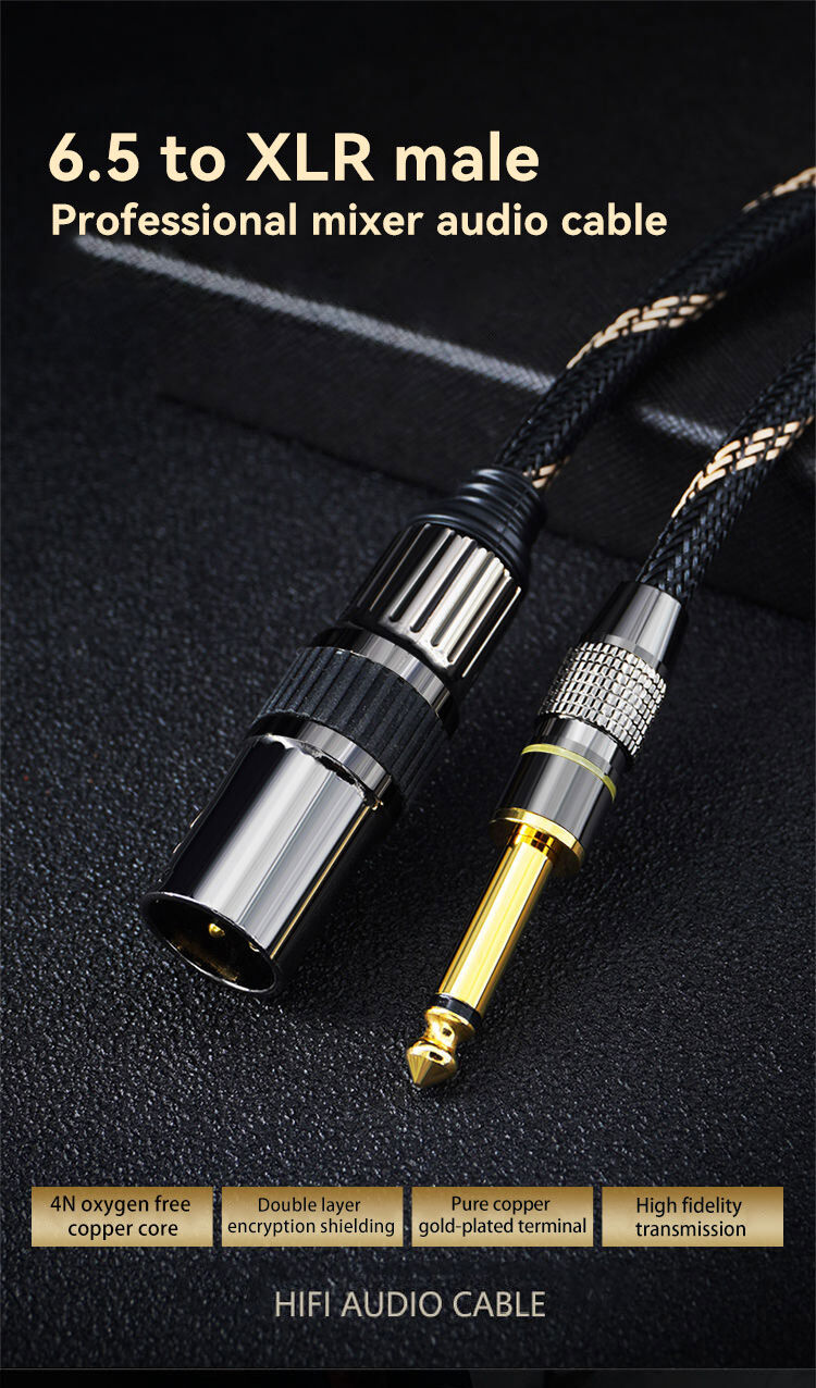 Buy Wholesale China Audio Video Cables 6.5mm To Xlr Male Professional ...