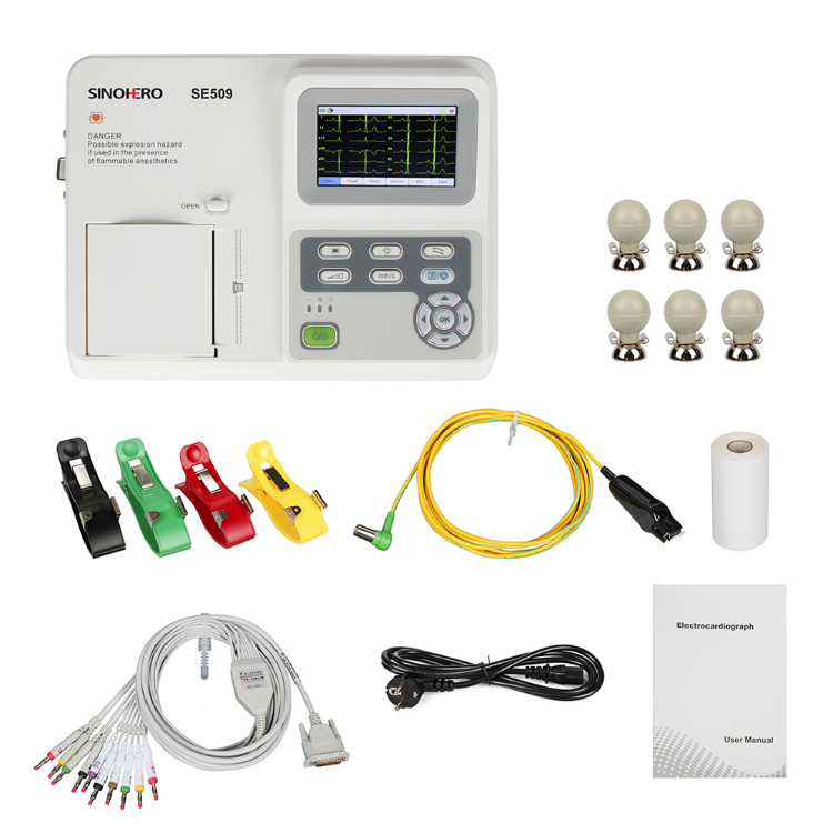 Buy Wholesale China 12 Lead Ekg Machine Medical Equipment 3 Channel ...
