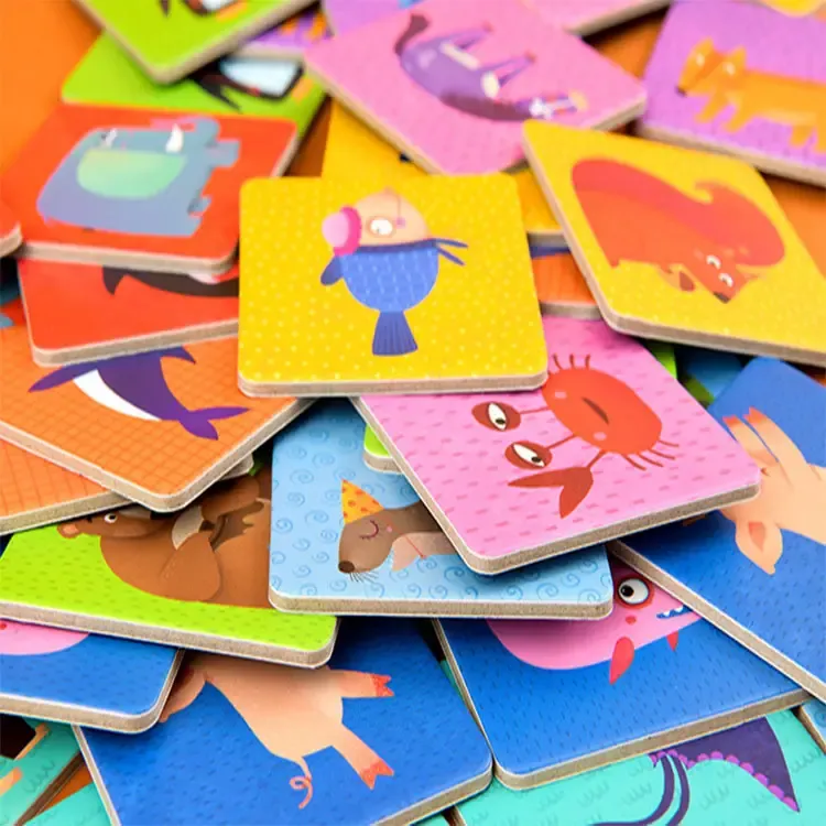 Achetez en gros Usine Personnalisé Carte De Jeu De Mémoire éducative ...
