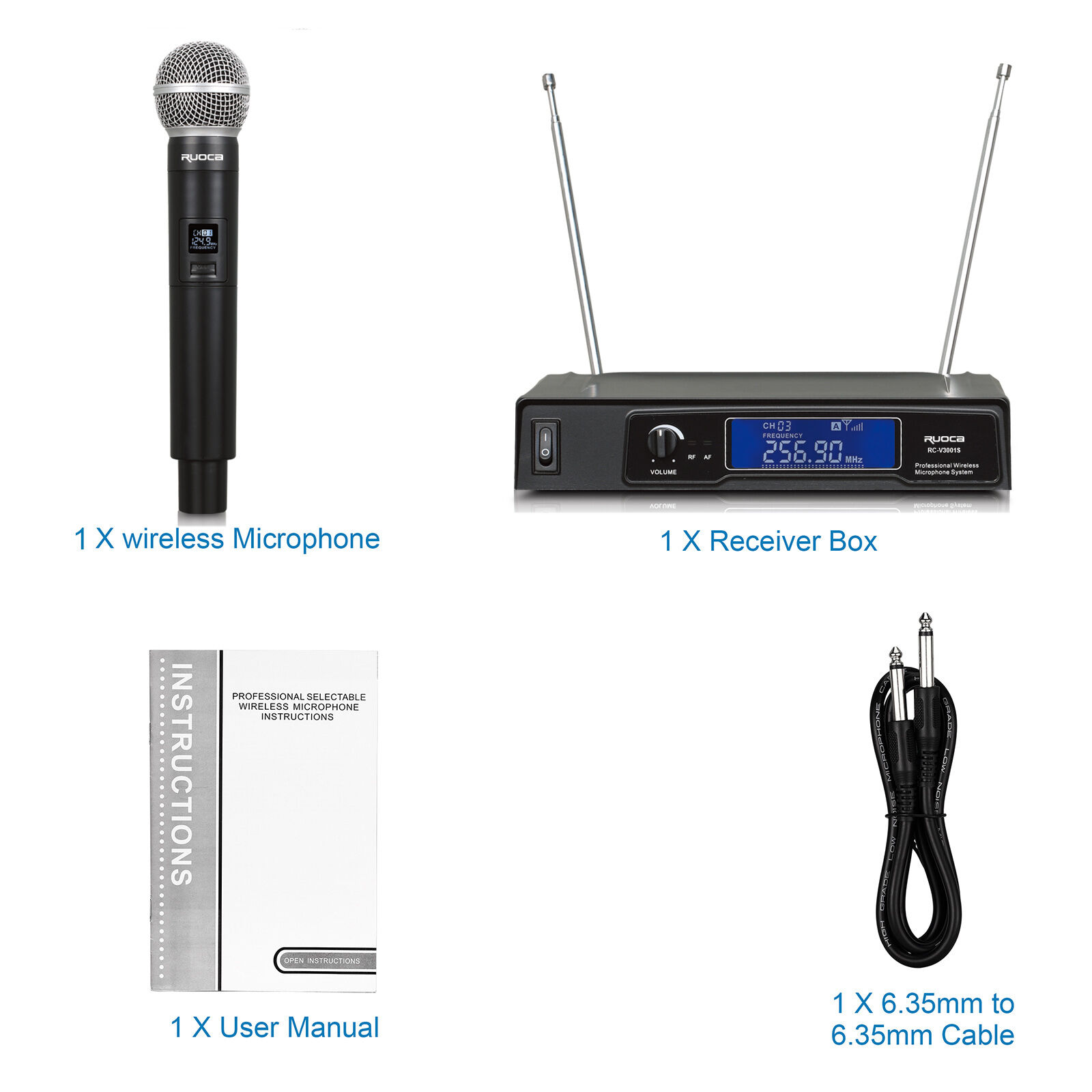 Buy Wholesale China High Qulaity One Handheld Professional Vhf Cordless ...