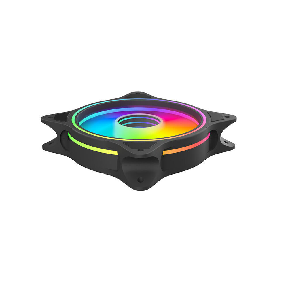 Buy Wholesale China 12025 Argb Case Cooling Fan Double Led Loop 120mm ...