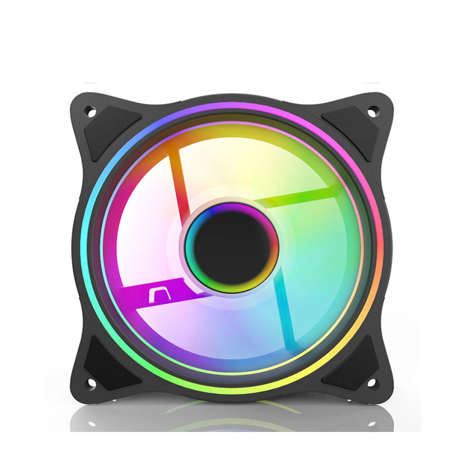 Buy Wholesale China 12025 Argb Case Cooling Fan Double Led Loop 120mm ...