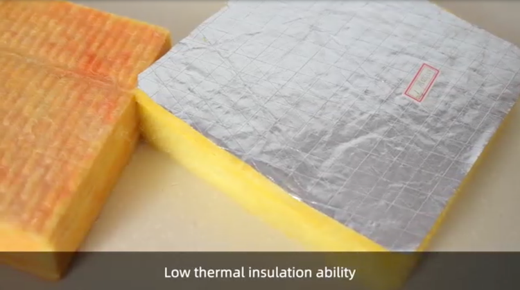 Price Of 50mm Fsk Fiberglass Wool Roll Glass Wool Roof Insulation ...