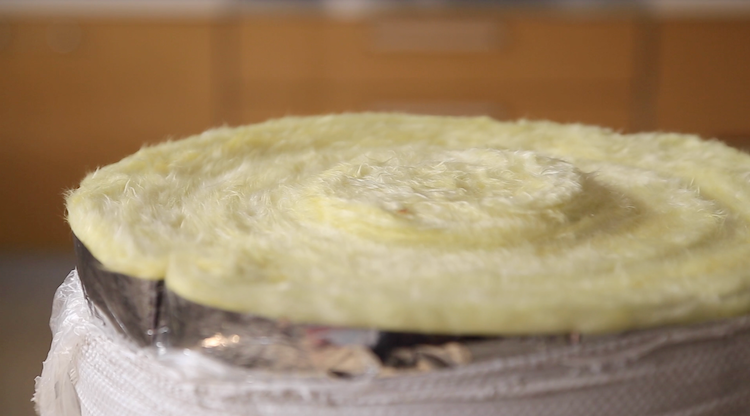 Price Of 50mm Fsk Fiberglass Wool Roll Glass Wool Roof Insulation ...