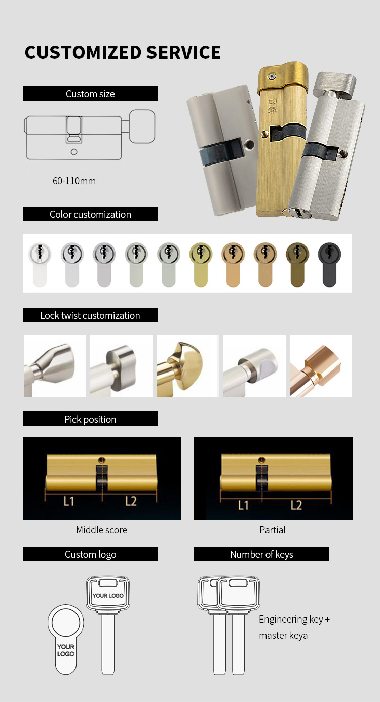 Buy Wholesale China Cheap Price 60-110mm Computer Keys Mortise Sash Deadbolt Front Door Cylinder ...