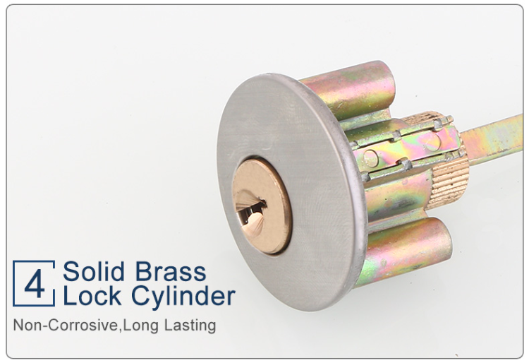 Roeasy Stainless Steel Single Open Entrance Deadbolt Knob Lock For ...