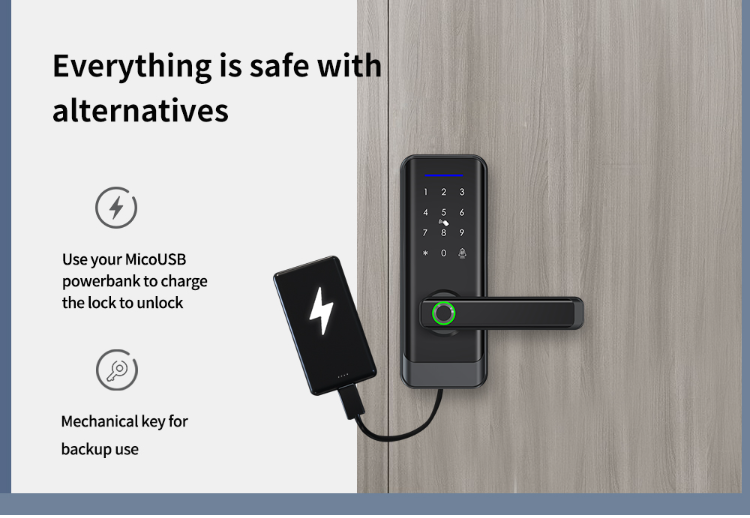 Youhe Multi Functions 5 In 1 Unlock A233 Ttlock Remotely Digital Fingerprint Electronic ...