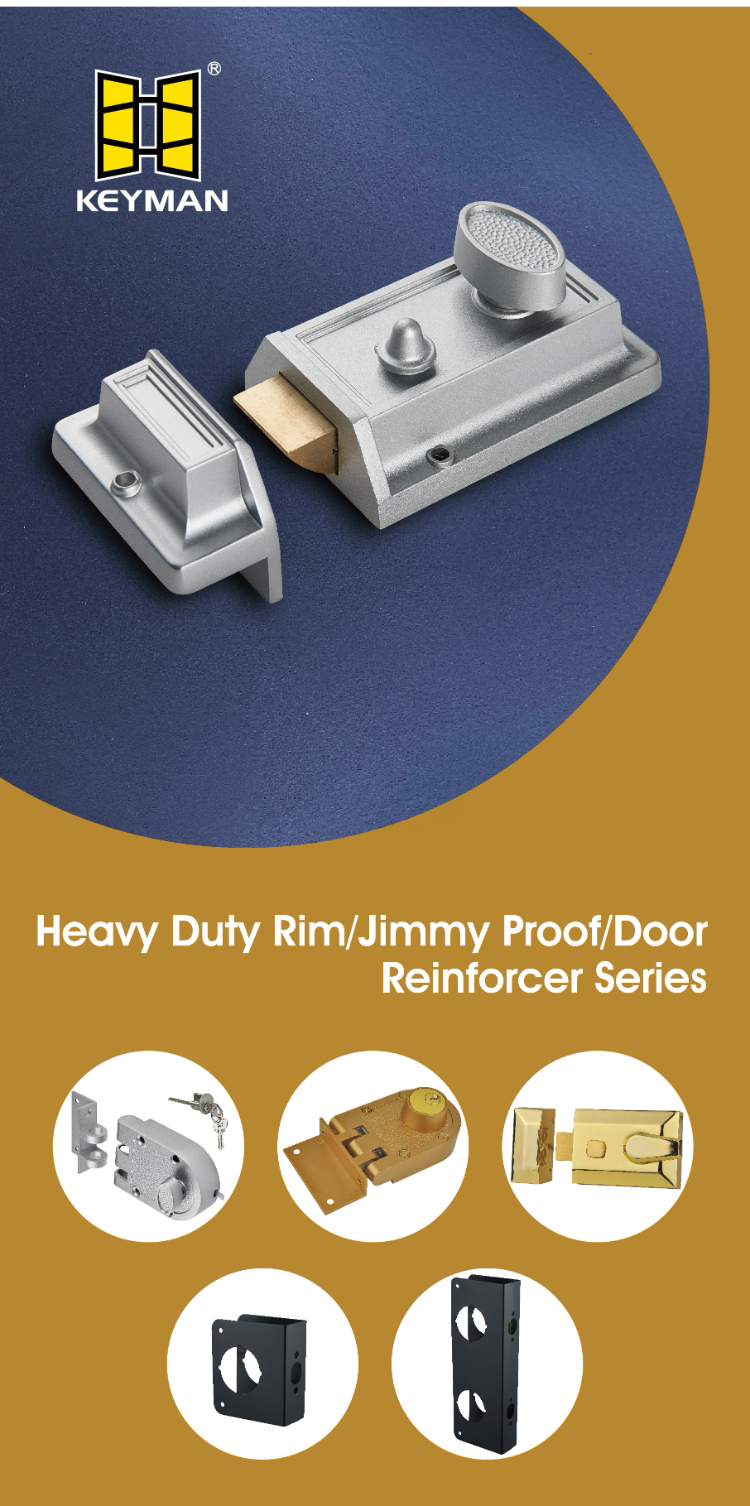 Buy Wholesale China Keyman Night Latch Deadbolt Rim Lock & Throw Gate ...