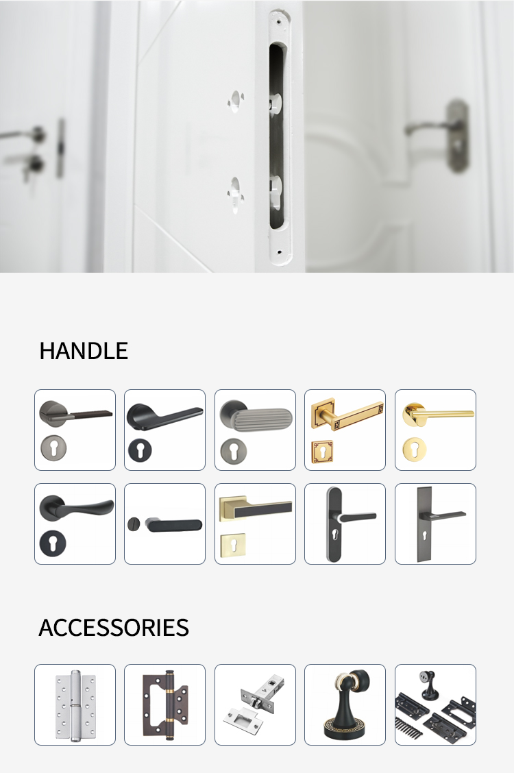 Smile Bro China Wpc Door Factory 100% Waterproof Interior Bedroom Pvc ...