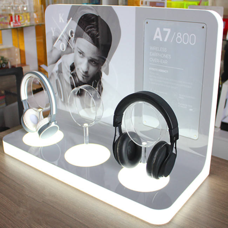 Hot Sale Factory Supply Custom Acrylic Earphone And Headphone Display ...