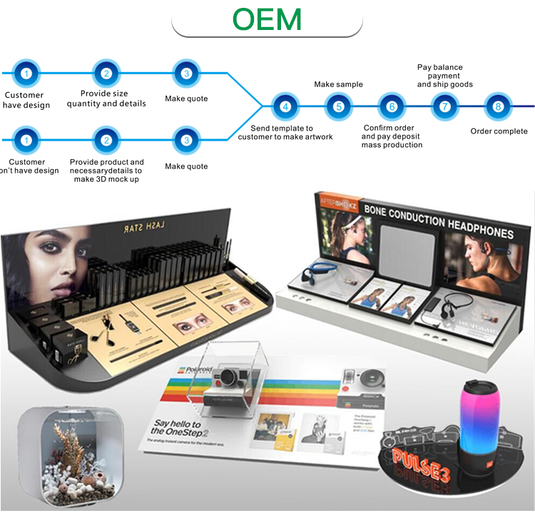 Hot Sale Factory Supply Custom Acrylic Earphone And Headphone Display ...