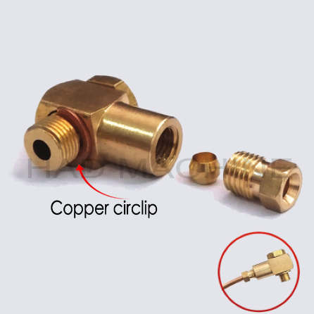 Buy Wholesale China Hande Universal Rotary Joint Brass Oil Pipe Fitting ...