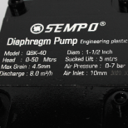 Double Pumps F46 Qbk-25(1 Inch) Qbk-40(1.5 Inch) Qbk-50(2 Inch) Air Operated Plastic Pp ...