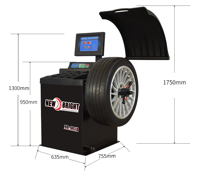 Balancing Machine New Bright Wheel Balancer Nb-603 Wheel Balancing ...