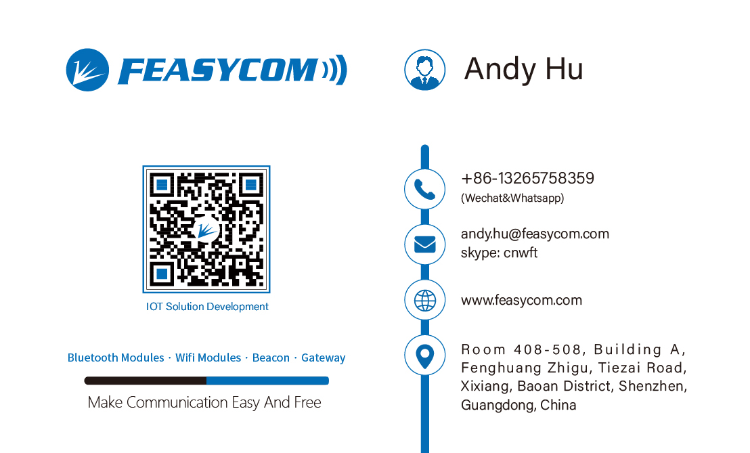 Buy Wholesale China Feasycom Multiple Connections Wireless Dual-mode Spp Gatt Ble 5.2 Hc-05 ...