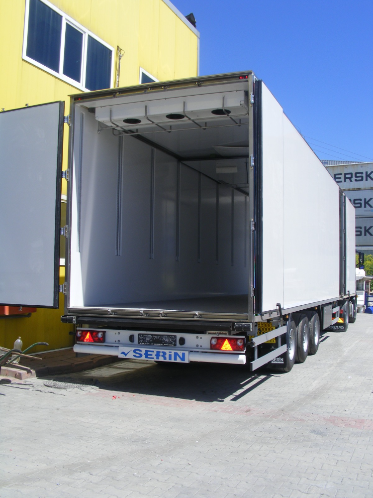 Buy Turkey Wholesale Tri Axle Food Cargo Van Reefer Meat Rail Mobile ...