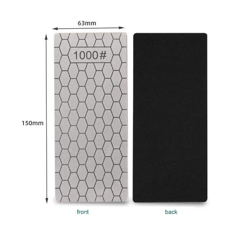 Knife Tool Double Sided Diamond Sharpening Stone Hone Polishing Block ...
