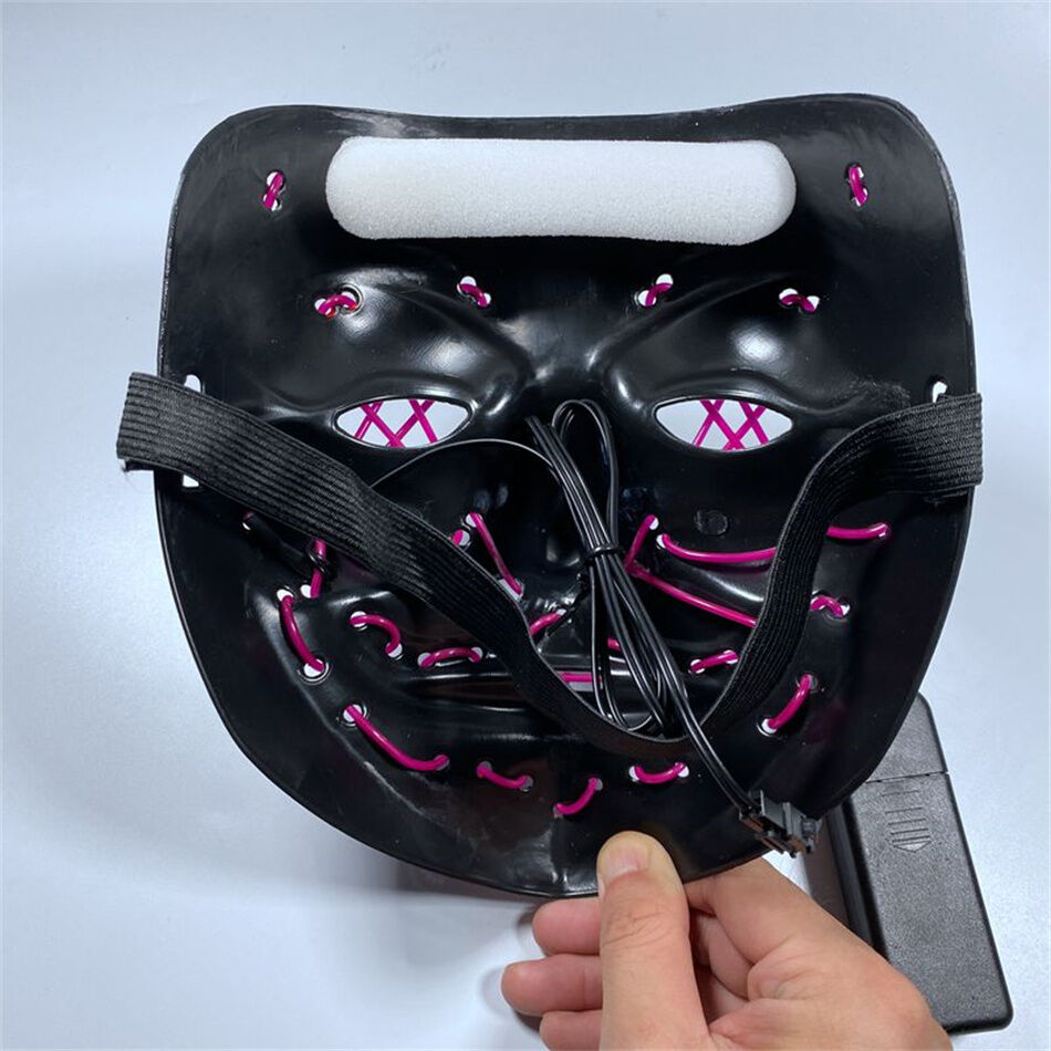 Buy Wholesale China Oem Halloween Scary Mask Cosplay Led Costume Mask ...