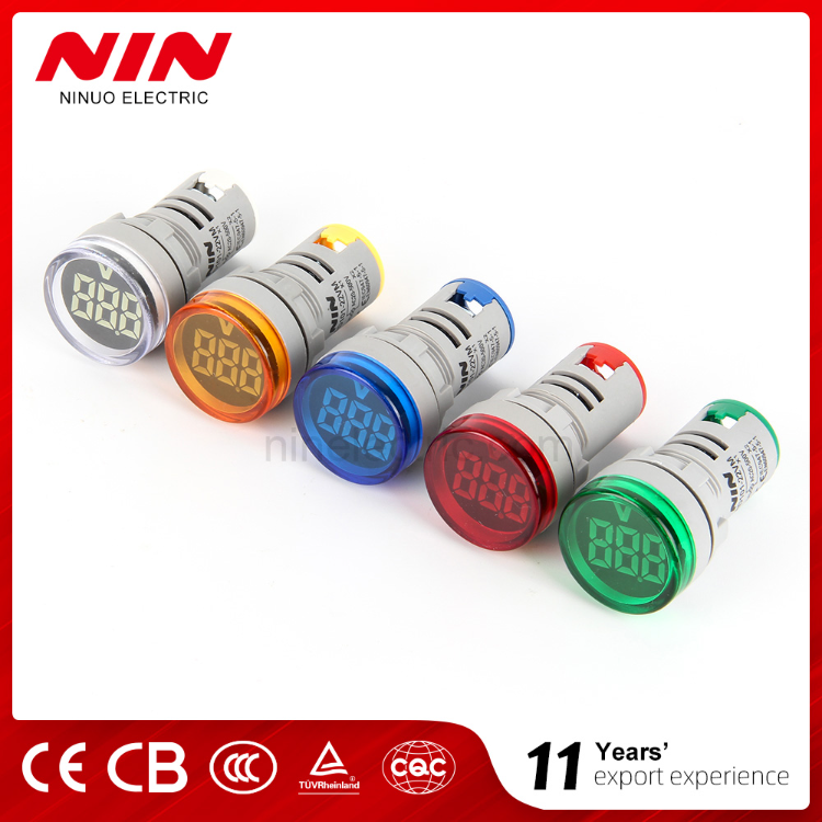 Buy Wholesale China Nin Blue Light Voltage Meter Panel Mount Voltage ...