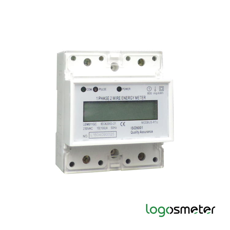 Buy Wholesale China Single Phase Din Rail Modbus Rtu Rs485 Energy Meter ...
