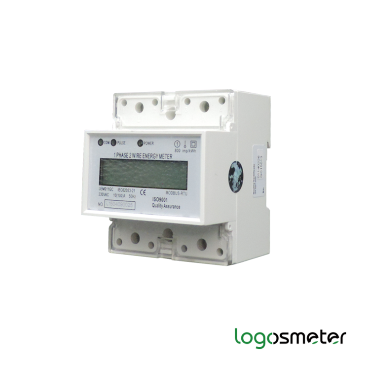 Buy Wholesale China Single Phase Din Rail Modbus Rtu Rs485 Energy Meter ...