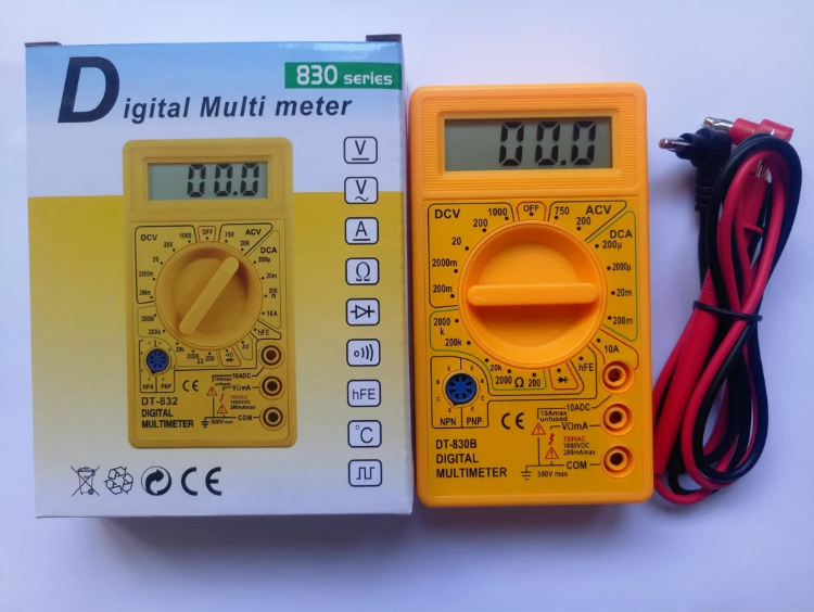 Economy Digital Multimeter Dt830b Current Voltage Meter From China ...