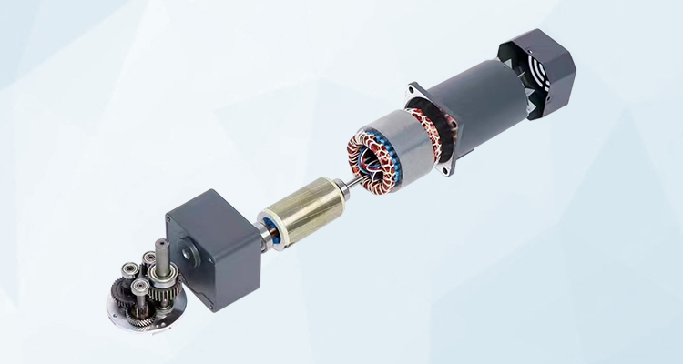 Chbns Three/single Phase 40w-180w Ac Induction Right Angle Hollow Shaft ...