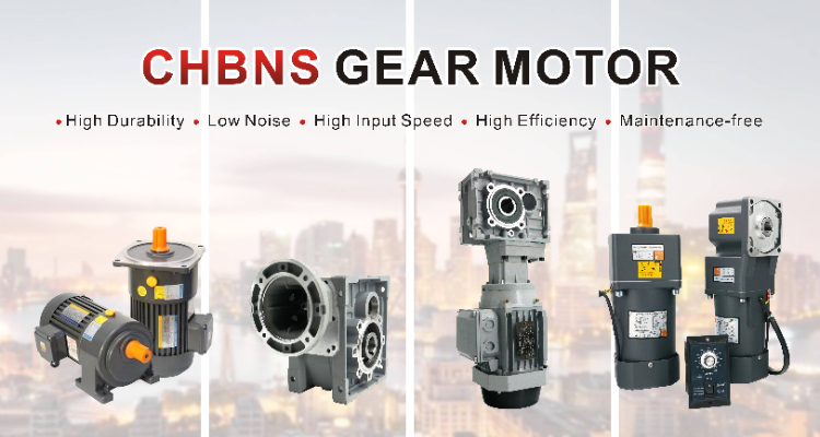 Chbns Three/single Phase 40w-180w Ac Induction Right Angle Hollow Shaft ...