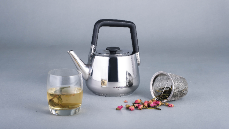 Stainless Steel Water Kettles 1 Litre Color Coating Whistling Kettle ...