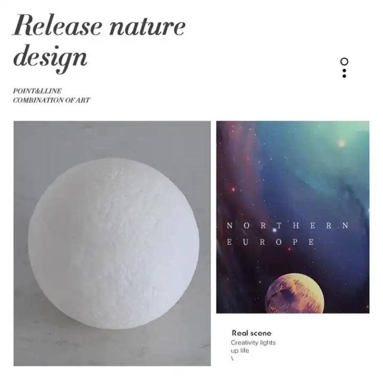 Buy Wholesale China New Arrivals Creative Soft Light Led Moon Dining ...