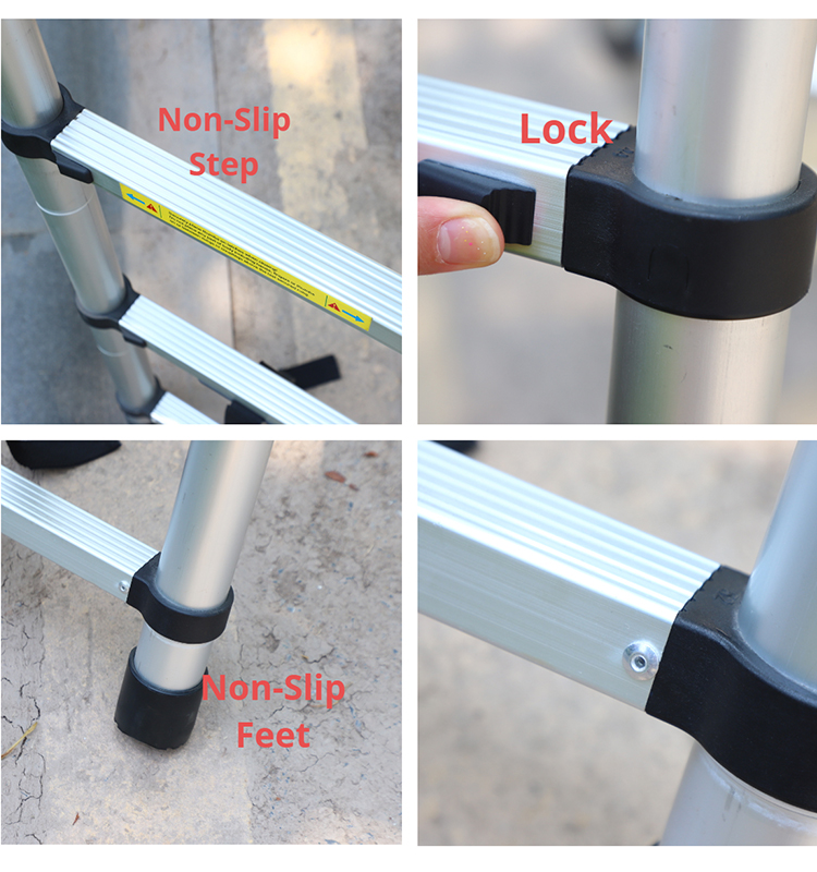 Buy Wholesale China 14 Steps Portable Telescopic Platform 2m Aluminum ...