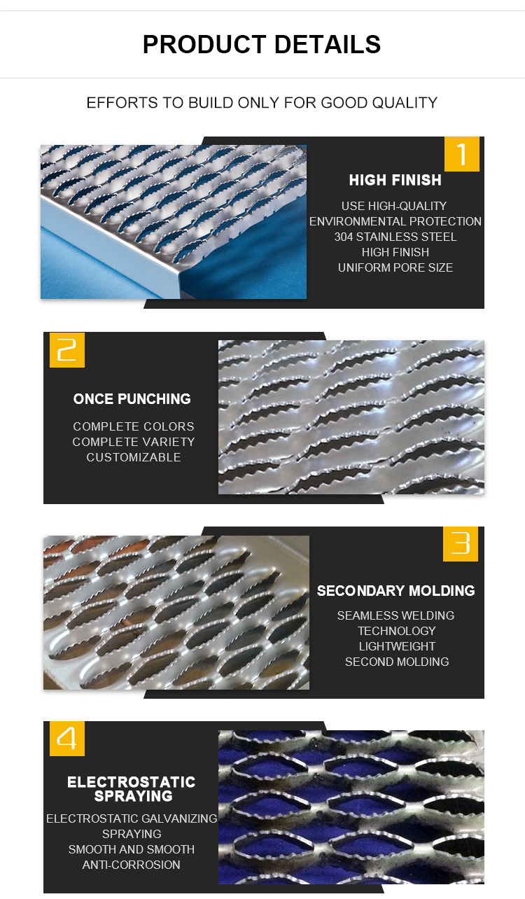 Buy Wholesale China Galvanized Steel Plate Traction Tread Safety ...