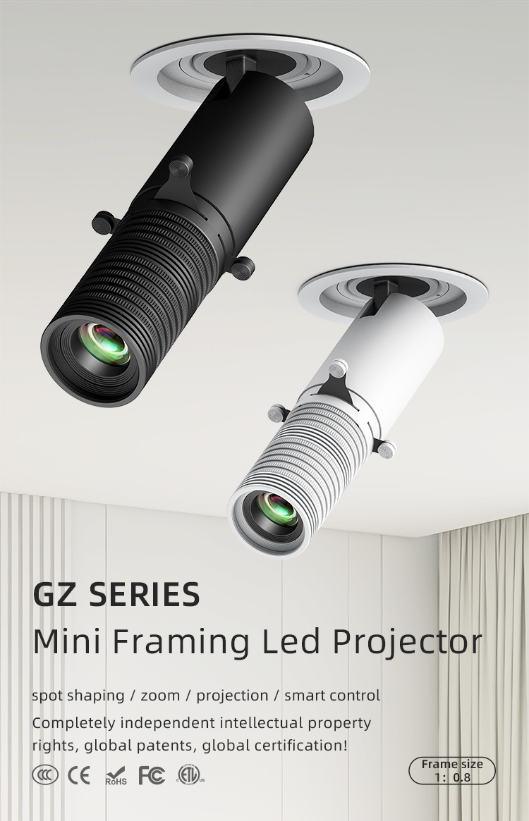 Besun Frame Shaping Dimming Hd Gobo Projector Camera Filters Recessed ...