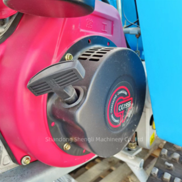 15hp Miniature Combine Harvester Paddy Thresher Buckwheat Hemp Highland ...