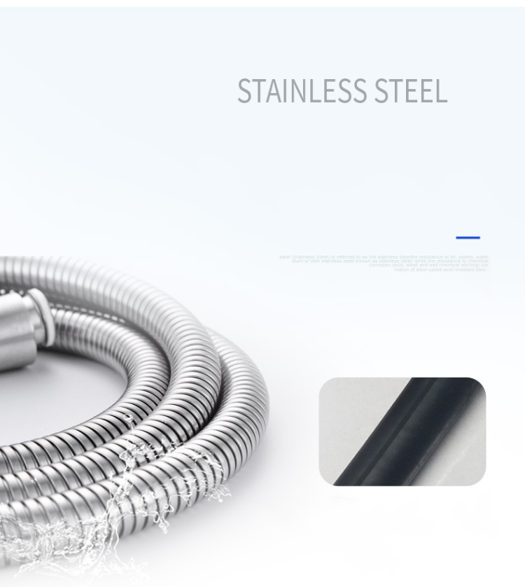 304 Stainless Steel 1.5m 2m Universal Shower Hose Explosion Proof ...