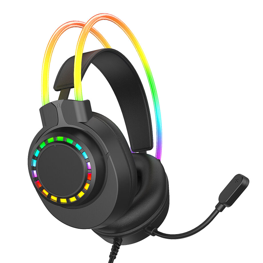 Buy Wholesale China Popular New Gaming Headset Rainbow Headband Gaming ...