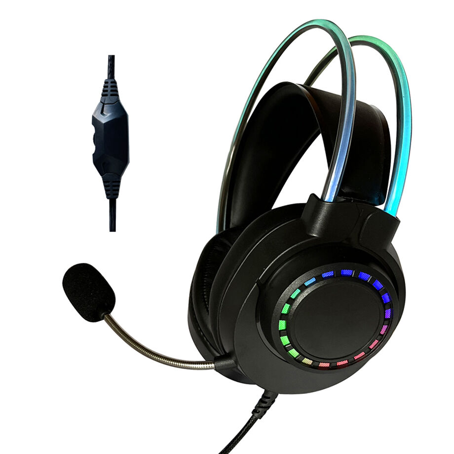 Buy Wholesale China Popular New Gaming Headset Rainbow Headband Gaming ...