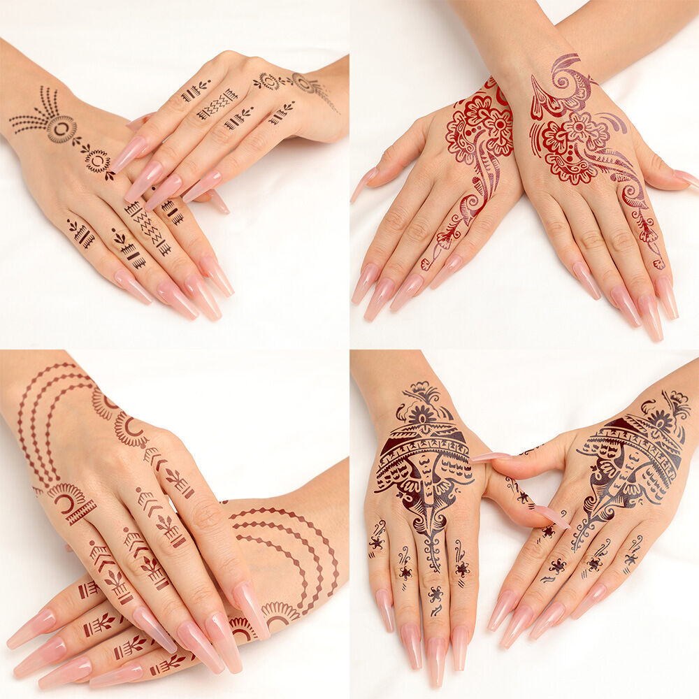 Buy Wholesale China Brown Hannah Tattoo Sticker Hands Back Spray Paint ...