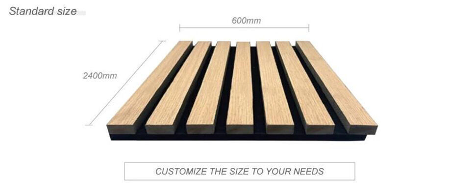 Cheap Acoustic Wooden Wall Panels Soundproof Wood Slat Acoustic Wall ...