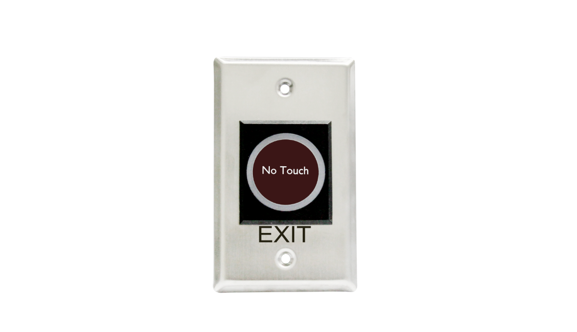 Buy Wholesale China Access Control Wall Mounted No Touch Infrared Sensor Exit Button Ec101 For ...