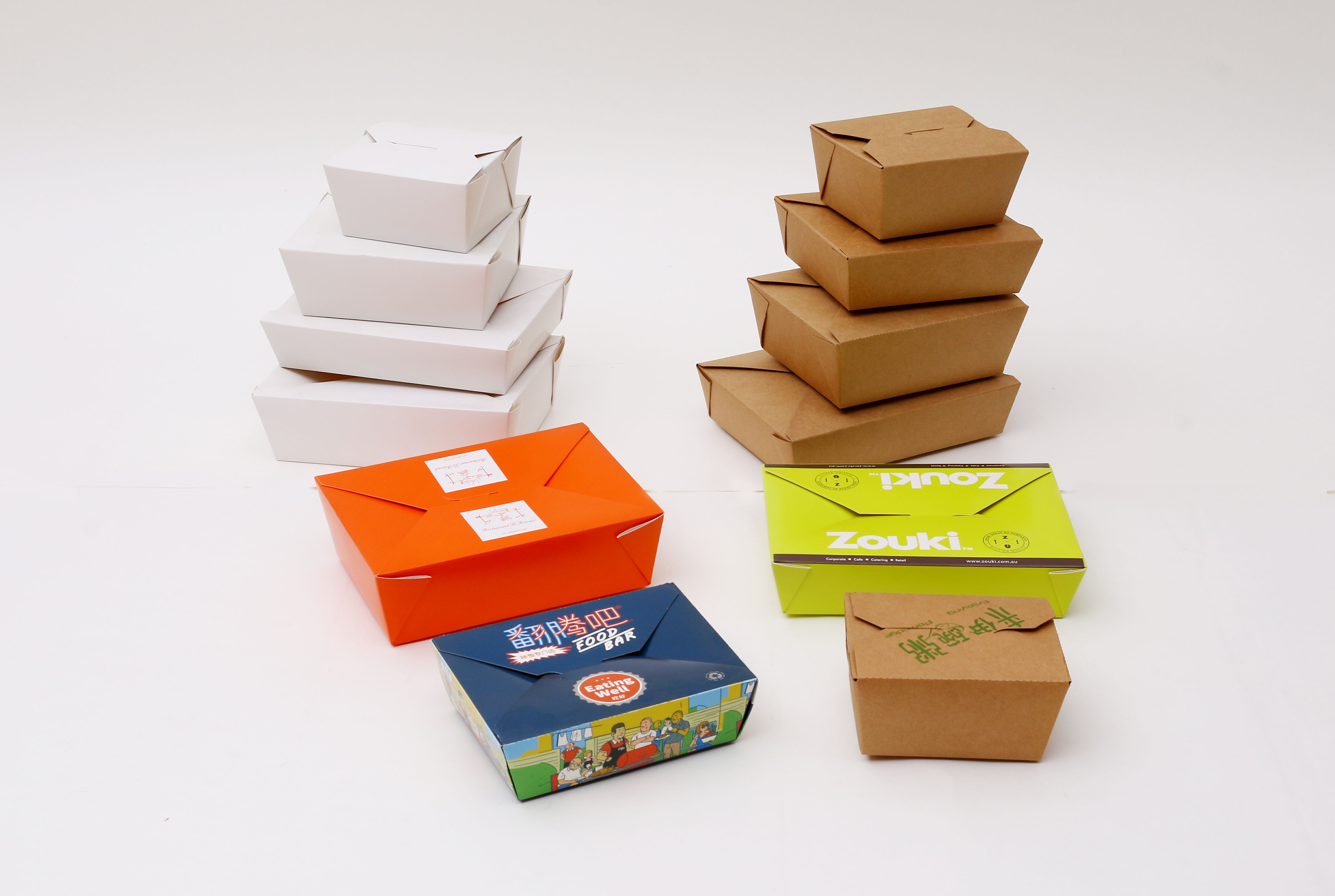 Buy Wholesale China Wholesale Manufactory Disposable Kraft Food Packing ...