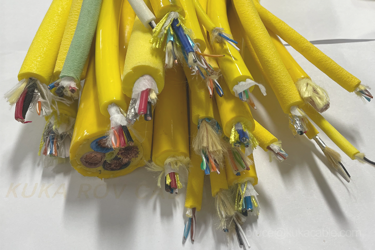 Sm Fiber Optic Single Core Rov Cable Ultrithin Neutrally Buoyant Cable ...