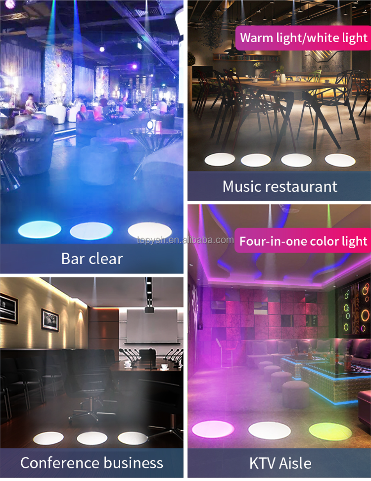 Downlight Spot Led Lights Stage Design Ceiling Vertex Luminous 4 In 1 ...