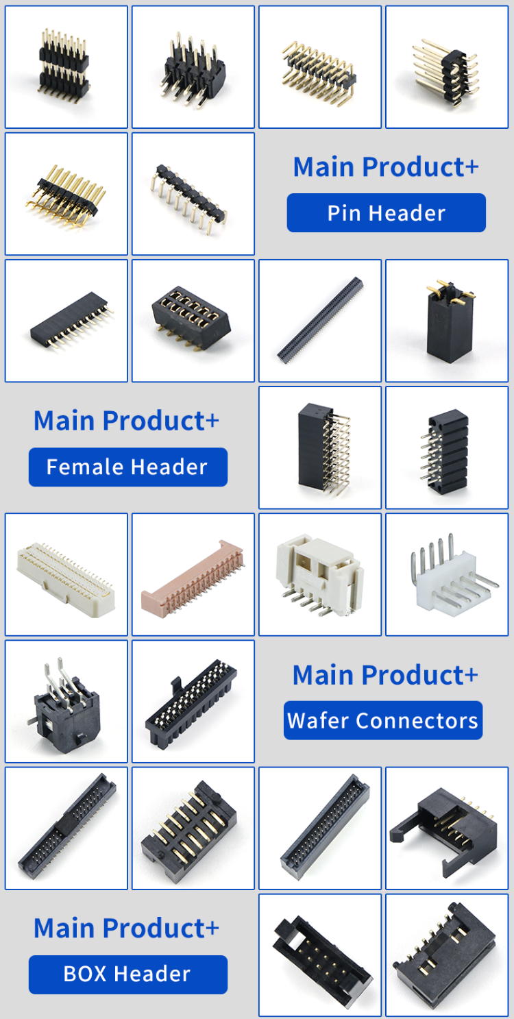 Factory Supply Custom Ph1.1 Spring Contact Connector 16pin Battery ...