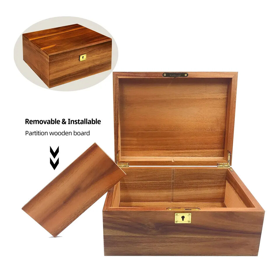 Bulk Buy China Wholesale Large Wood Storage Box Decorative Wooden Box ...